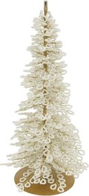 Elegantní vánoční dekorační stromek s perličkami Glaze Forest - 11*24 cm