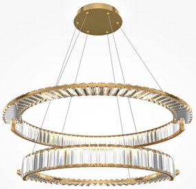 Maytoni P097PL-L90G4K - LED Lustr na lanku KRONE LED/90W/230V pr. 80,5 cm zlatá
