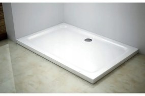 Sprchová vanička obdélníková MEXEN SLIM 100x90 cm + sifon