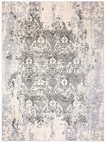 Dywany Łuszczów, Kusový koberec Core W3824 Ornament Vintage cream/grey, 160x220, šedá, chodba / předsíň