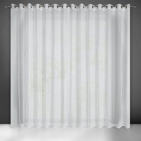 ZÁCLONA NA KROUŽCÍCH LEXY 300X250 CM BÍLÁ