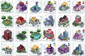 GRANNA Společenská hra Bloom Town / 2-4 hráči / 30 min / od 8 let