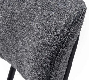 Designová židle Rashtin tmavě šedá