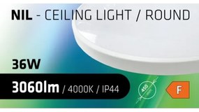 LED Koupelnové stropní svítidlo CIRCLE LED/36W/230V 4000K pr. 45 cm IP44 bílá