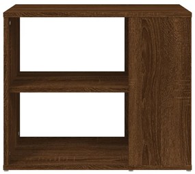 Odkládací skříňka hnědý dub 60 x 30 x 50 cm kompozitní dřevo