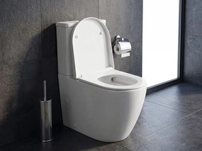 Sapho Turku WC kombi 36 x 85 x 64 cm spodní/zadní odpad Vortex Rimless keramika bílá PC104V