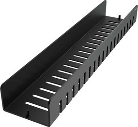 Nimco - Polička, délka 50 cm, matná černá 2091-L-50-90