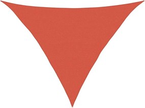 Stínicí plachta 160 g/m² cihlová 5 x 5 x 6 m HDPE 311375