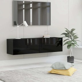 vidaXL TV stolek 120 x 30 x 30 cm dřevotříska [801490] Barva: Černá