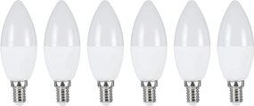 Livarno® LED žárovka, 6 kusů (svíčka E14)