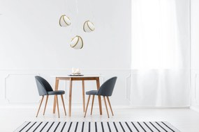 Toolight, závěsné svítidlo 3xE14 APP1090-3 CP, bílá-zlatá, OSW-04406
