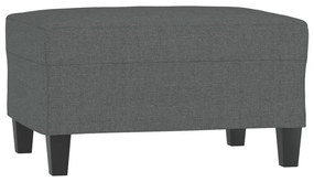 Petromila 4dílná sedací souprava s polštáři tmavě šedá textil