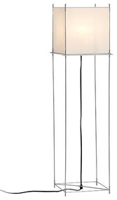 Minimalistická podlahová lampa Lotek Barva nohy: Nerezová, Délka strany: 225 mm