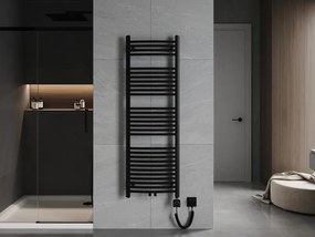 Mexen Ares, elektrické topné těleso 1500x500 mm + topná tyč 600 W, černá, W102-1500-500-6600-70