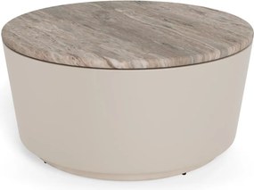 ACTONA Konferenční stolek CANGAS šedý ⌀80 cm