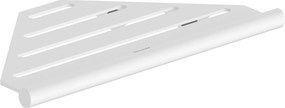 Hansgrohe AddStoris S - Polička rohová, matná bílá 41761700