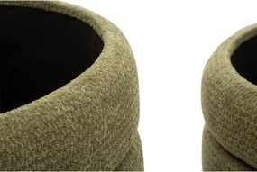 Khaki taburety v sadě 2 ks Nordic Style – Mauro Ferretti