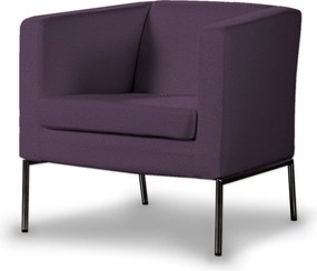 Potah na křeslo IKEA Klappsta barva fialová látka pletený vzor