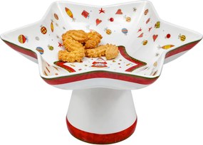 XXXLutz SERVÍROVACÍ PODNOS, keramika, 28,5 cm X-Mas - Sváteční nádobí - 0071360379