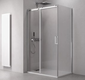 Polysan Sapho, THRON LINE SQUARE obdélníkový sprchový kout 1100x1000mm, hranaté pojezdy