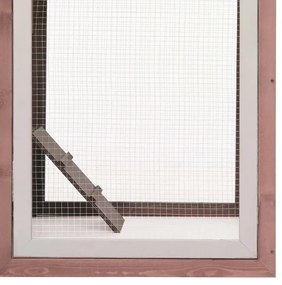 vidaXL Marketos Klec pro kuřata moka 170 x 81 x 110 cm masivní borovice a jedle