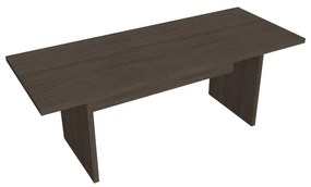 Jednací stůl Verno 200 x 80 cm, dub antracit