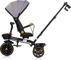 CHIPOLINO Tříkolka se stříškou Max Sport 2v1 Anthracite