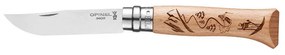 Opinel Engraved Skiing N°08 zavírací nůž 8,5 cm, 002188