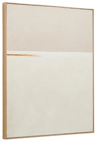 Béžový abstraktní obraz Kave Home Salin II. 100 x 80 cm
