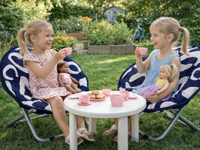 Verk Group Skládací turistická židle pro děti, zahradní židle Moon Chair, křeslo na terasu