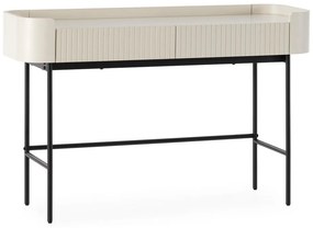 Krémový konzolový stolek 40x120 cm Willa – MOME