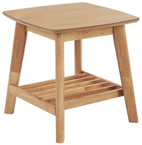 Odkládací stolek světlé dřevo TULARE Beliani