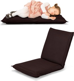 Costway Floor sofa podlahové křeslo s 6-úrovňovým nastavitelným opěradlem