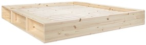 OnaDnes -20% Dřevěná dvoulůžková postel Karup Design Ziggy 180 x 200 cm
