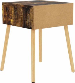 Noční stolky 2 ks kouřový dub 40 x 40 x 56 cm kompozitní dřevo 326812