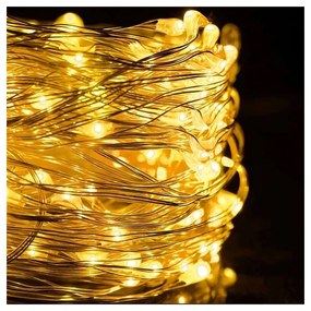 Flamenco Mystique Světelný řetěz 100 LED USB + programátor TEPLÁ BÍLÁ LAMP37CB