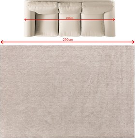 Koberec Zendra taupe 200x290 cm