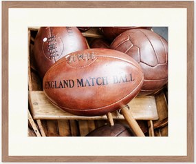 Zarámovaná fotografie England Match Ball, v různých velikostech