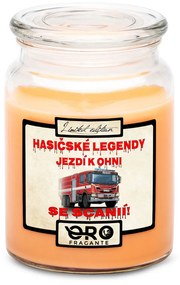 Svíčka Hasičské legendy – Scania (Vůně svíčky: Tropické ovoce)