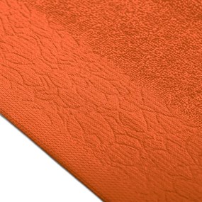 Ručník FLOSS klasický styl 30x50 cm oranžový