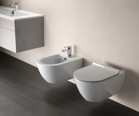 GSI GSI, PURA bidet závěsný, 55x36 cm, bílá ExtraGlaze, 8865111