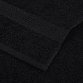 Ručníky do sprchy FROGN 10 ks černé 70x140 cm 360 g/m² 136955