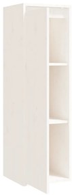 Nástěnné skříňky 2 ks bílé 30 x 30 x 100 cm masivní borovice - Default Title