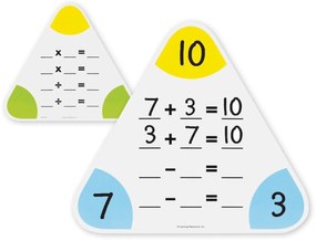 Didaktická hračka matematické smazatelné tabulky