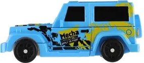 TEDDIES Transformer auto-robot modrý / Plast / 14 cm / od 5 let