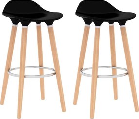 vidaXL Barové stoličky 2 ks [289366] Barva: Černá
