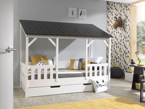 Vipack Housebed domečková postel Barva střechy: Bílá