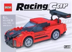 MADE Stavebnice závodní auto / 168-192 dílků / 4 varianty barev / plas