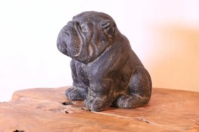 Buldog - Bulldog - Buldok - odlévaná socha 30 cm