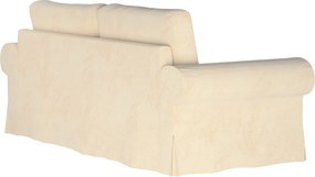 Potah na pohovku IKEA Backabro,  3-místná, rozkládací barva ekr látka lesklé, sametová